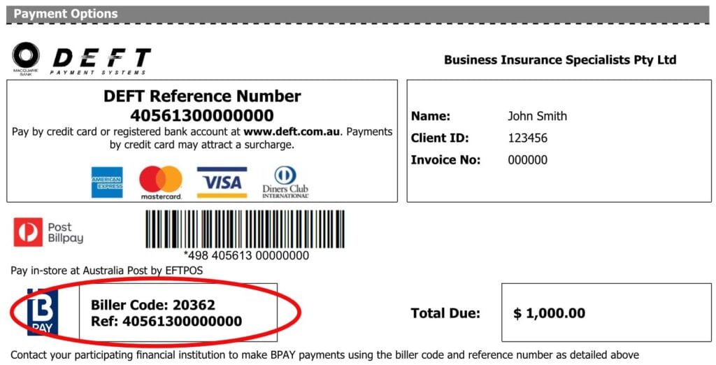 Payment Options | Business Insurance Specialists Pty Ltd
